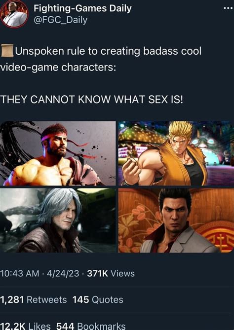 Fighting Games Daily FGC Daily Unspoken Rule To Creating Badass Cool Video Game Characters