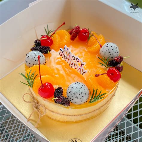 เค้กส้มหน้านิ่ม 1 3ปอนด์ ️รับที่ร้านหรือส่งในเมือง สฎ Line Shopping