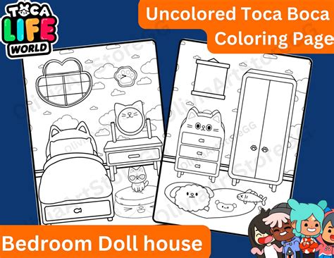 Furniture Toca Boca Paper Doll Printable Printable Sight Words List
