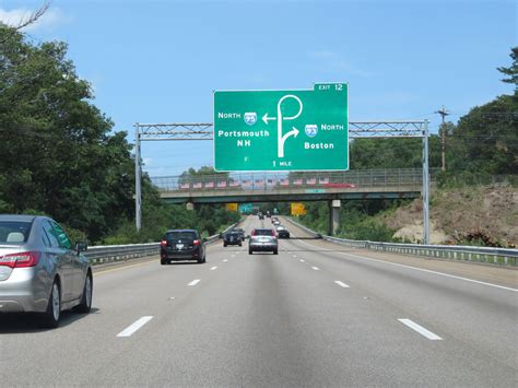 Massachusetts Interstate 95 Northbound Cross Country Roads