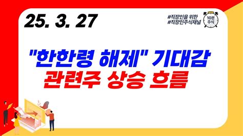 한한령해제 한한령 해제 기대감 관련주 상승 흐름 Youtube