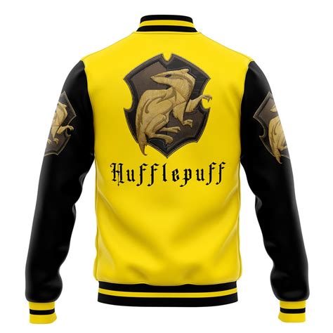 Hogwarts Legacy Hufflepuff V1 Harry Potter Varsity Jacket Animebape