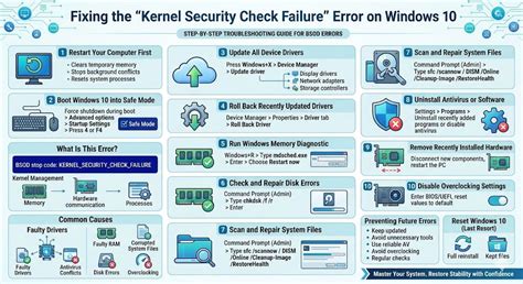 Fixing The “kernel Security Check Failure” Error On Windows 10