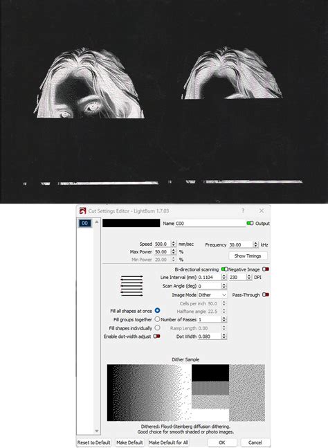 Increasing The Dpi And Encountering Issues With Image Engraving Grbl Lightburn Software Forum