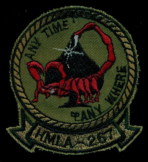Usmc Hmla 267 Marine Light Attack Helicopter Squadron Stingers Patch J