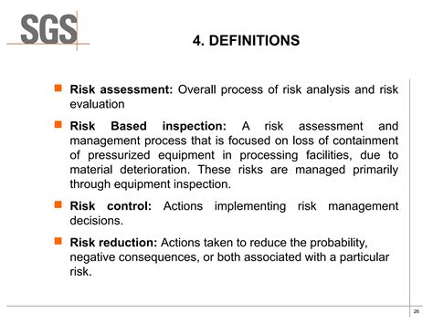 Sgs Api580 Risk Based Inspection Rbi Pdf