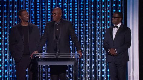 Samuel L Jackson Denzel Washington And Wesley Snipes Honor Spike Lee