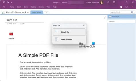 How To Import PDF To OneNote In Windows 11 10