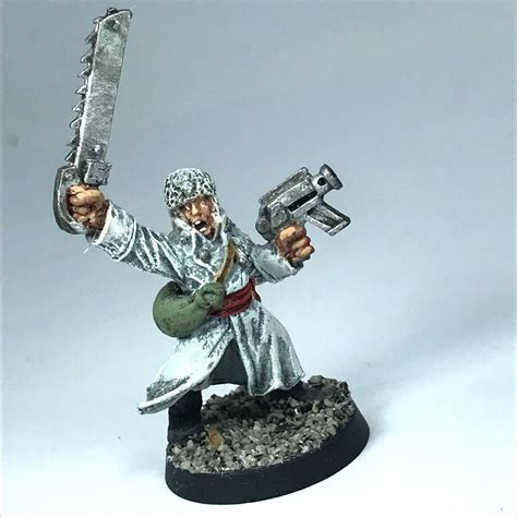 Metal Valhallan Ice Warrior Sergeant Imperial Guard Warhammer 40k X9