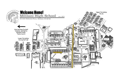 Campus Map School Info Mililani High School One For All