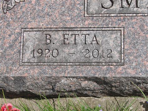 Barbara Etta Etta” Haynes Smith 1920 2012 Find A Grave Memorial