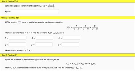 Solved Consider The Initial Value Problem For Function Y