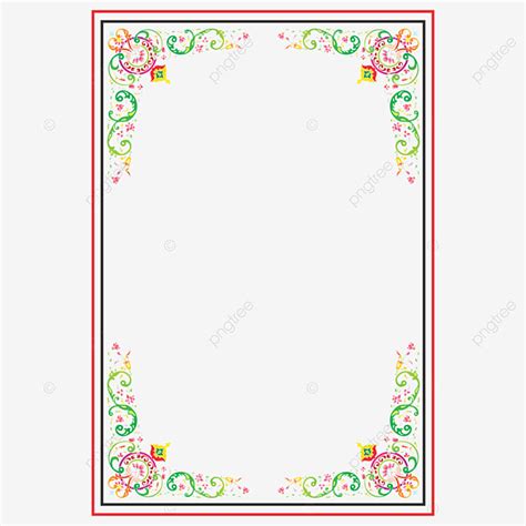 Boder Flower Vector Png Images Flower Boder Flower Border Png Flower