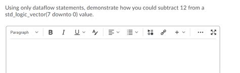 Solved Using Only Dataflow Statements Demonstrate How You