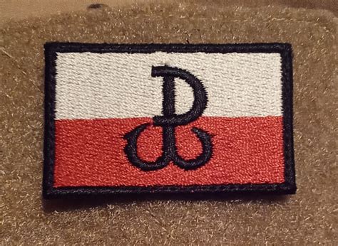 Polish Flag Patch Uniform Emblem 1435 4 2