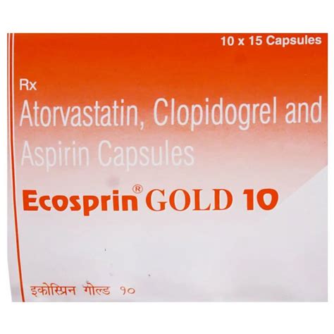 10mg Ecosprin Gold Capsules At Best Price In Jamnagar Id 2854584847830