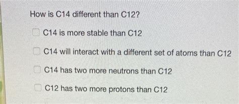 Solved How Is C Different Than C C Is More Stable Chegg Com