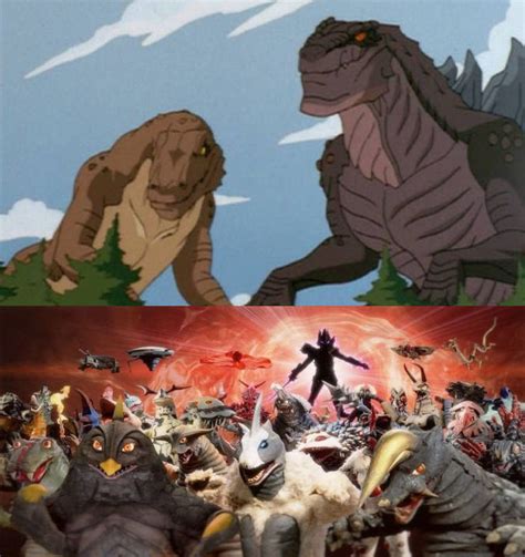 Zilla And Komodithrax Vs Ultra Kaiju By Asandoval24 On Deviantart