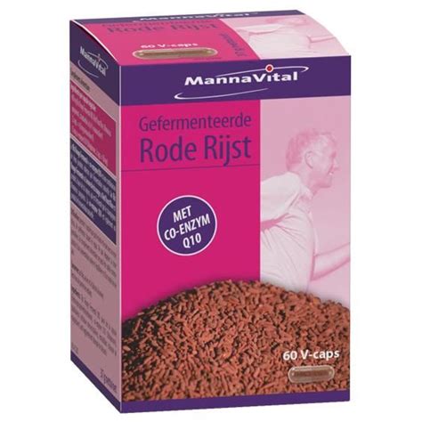 Mannavital Gefermenteerde Rode Rijst Co Enzym Q Capsules Stuks Kopen Of Bestellen