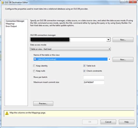 Ssis Fuzzy Lookup