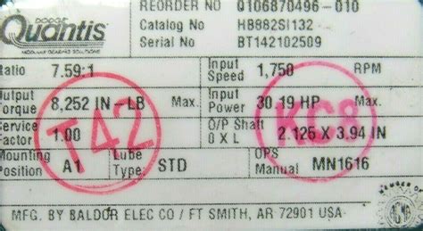 New Dodge Quantis Hb882si132 Gear Reducer Ratio 7591 Sb Industrial