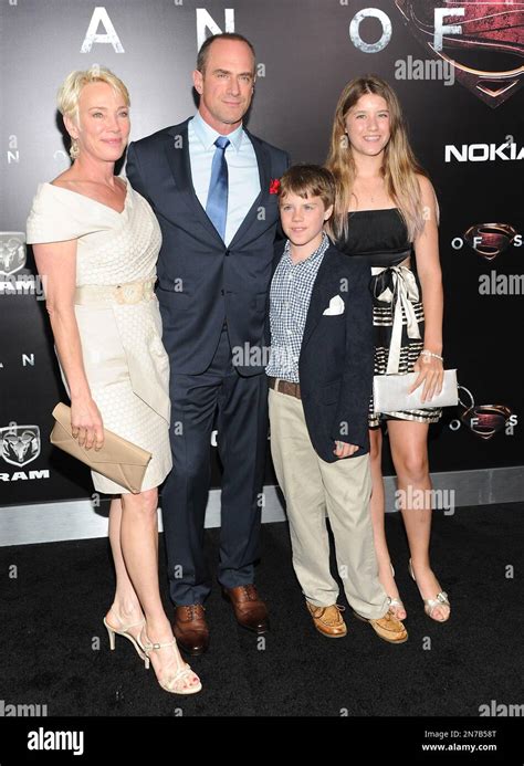 Actor Christopher Meloni With His Wife Sherman Williams And Their