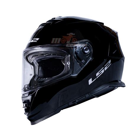 Ls2 Ff800 Storm Ii Solid Black Gloss Helmet D Ring Moto Central