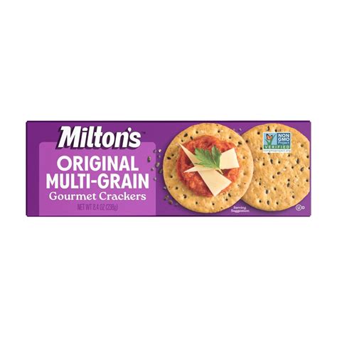 Miltons Craft Bakers Baked Gourmet Crackers Original Multi Grain 8