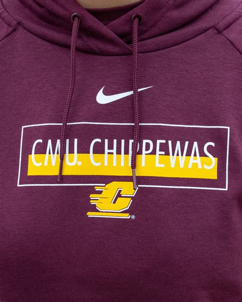 Cmu Chippewas Varsity Fleece Maroon Hoodie The Cmu Bookstore