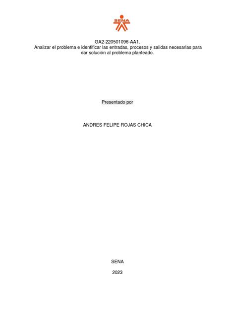 Ga2 220501096 Aa1 Analizar El Problema E Identificar Las Entradas