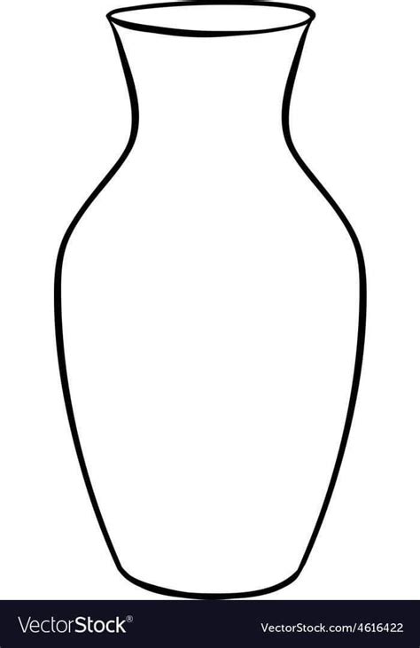 Pin On Vază Flower Vase Drawing Templates Printable Free Flower Vases