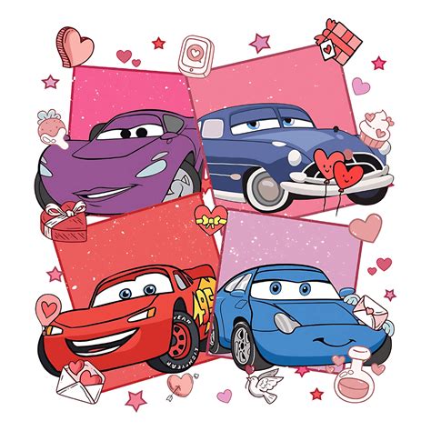 Lightning Mcqueen Friends Valentine Png Inspire Uplift