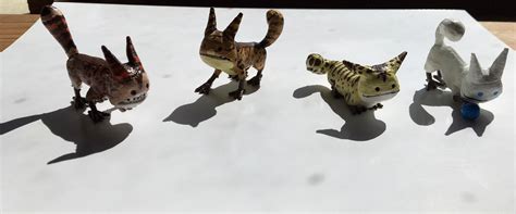 3d Printed Loth Cat Tooka Cat Figure Etsy