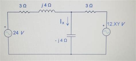 Solved Find The Value Of Ix In The Circuit Given On The Chegg Com