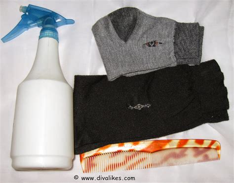 DIY Heatless Curls With Socks Diva Likes