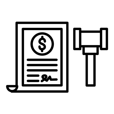 Bail Line Icon 14640348 Vector Art At Vecteezy