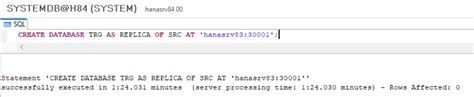Copy A Tenant Database Using System Replication Sap Community