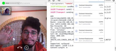 Blockchain And Peer To Peer Voip Communication Over Webrtc Devpost