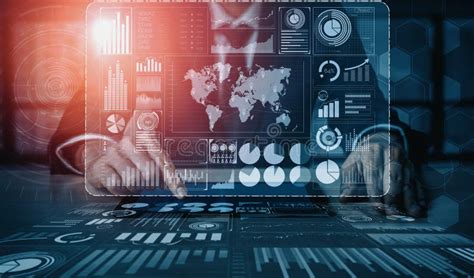 Big Data Technology For Business Finance Concept Uds Stock Image Image Of Online Finance