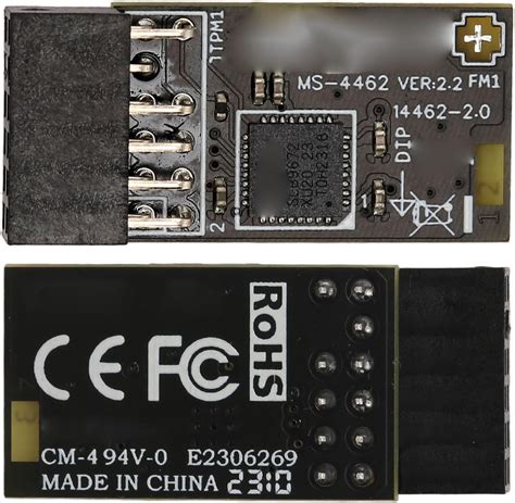 Tpm 2 0 Module Tpm Spi Module 12pin Encryption Nepal Ubuy