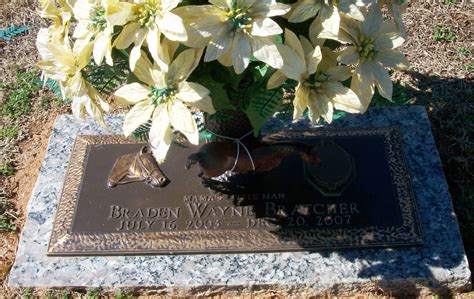 Braden Wayne Bratcher 2003 2007 Find A Grave Memorial