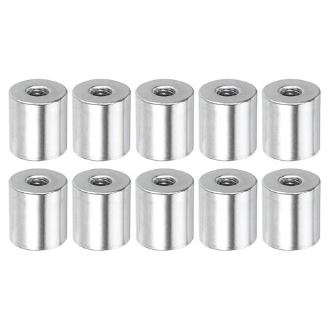 Round Coupling Nut Adapter Screw Thread Convert Sleeve Connector Silver Bed Bath And Beyond