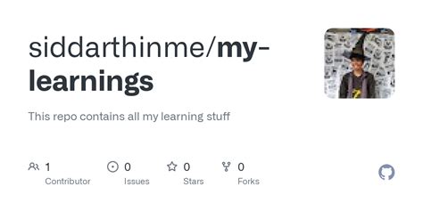 Github Siddarthinmemy Learnings This Repo Contains All My Learning Stuff