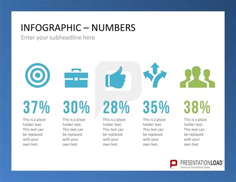 By The Numbers Infographic Template