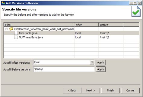 Clearcase Integration Collaborator Documentation