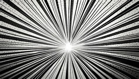 Premium Photo Comic Book Page With Black Lines Template With Flash