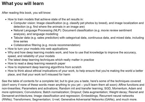 draft of fastai book non beginner fast ai course forums