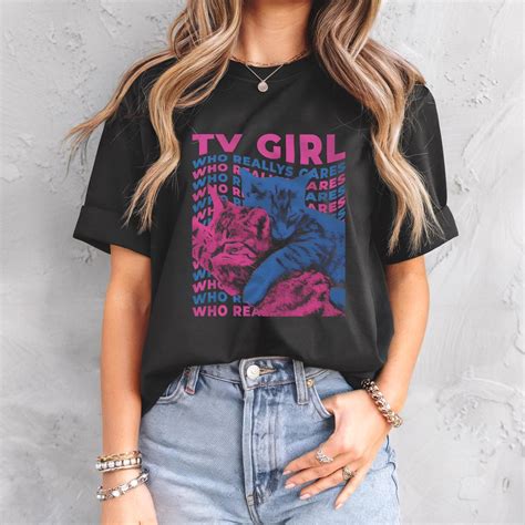 Tv Girl Shirt Who Really Cares Album Shirt Tv Girl Merch Pop