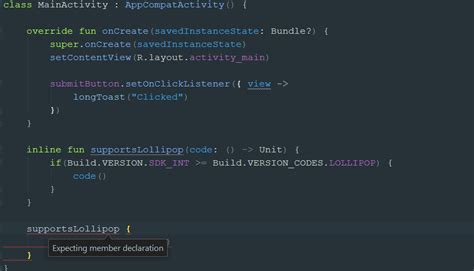 Android Supportslollipop In Kotlin Stack Overflow