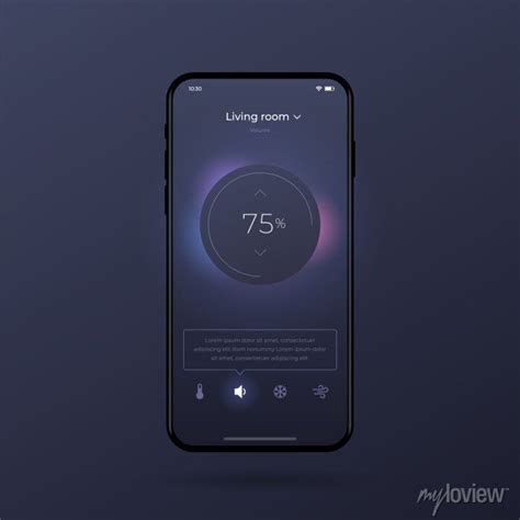 Dashboard Ui And Ux Kit Control Center Design Temperature Control Posters For The Wall